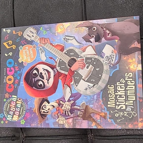 Disney | Toys | Coco Mosaic Sticker By Numbers | Poshmark
